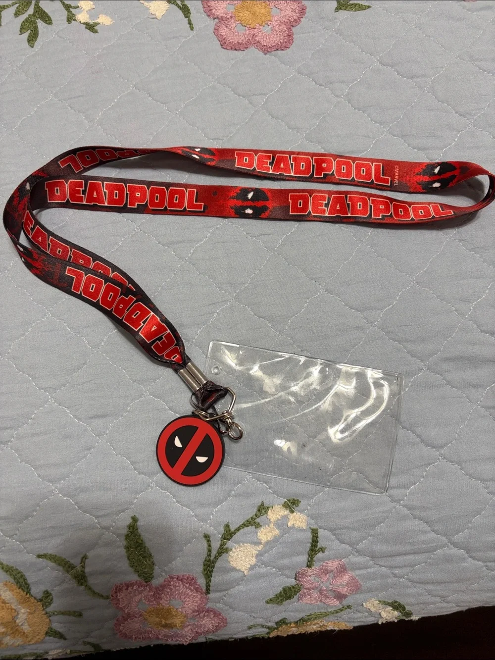 Deadpool | Other | Deadpool Marvel Deadpool Logo Lanyard With Id Card ...